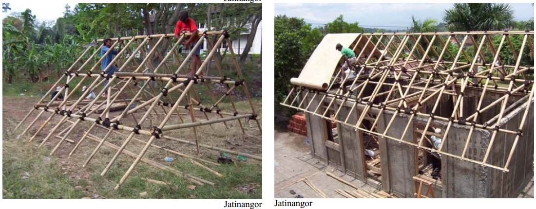 Yuni Alesha: Konstruksi dinding Bambu Plaster, alternatif dinding bata ...