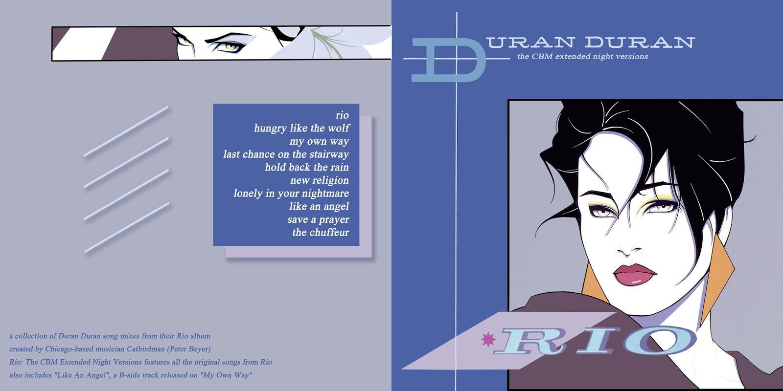 Duran Duran Rio Album Cover Back