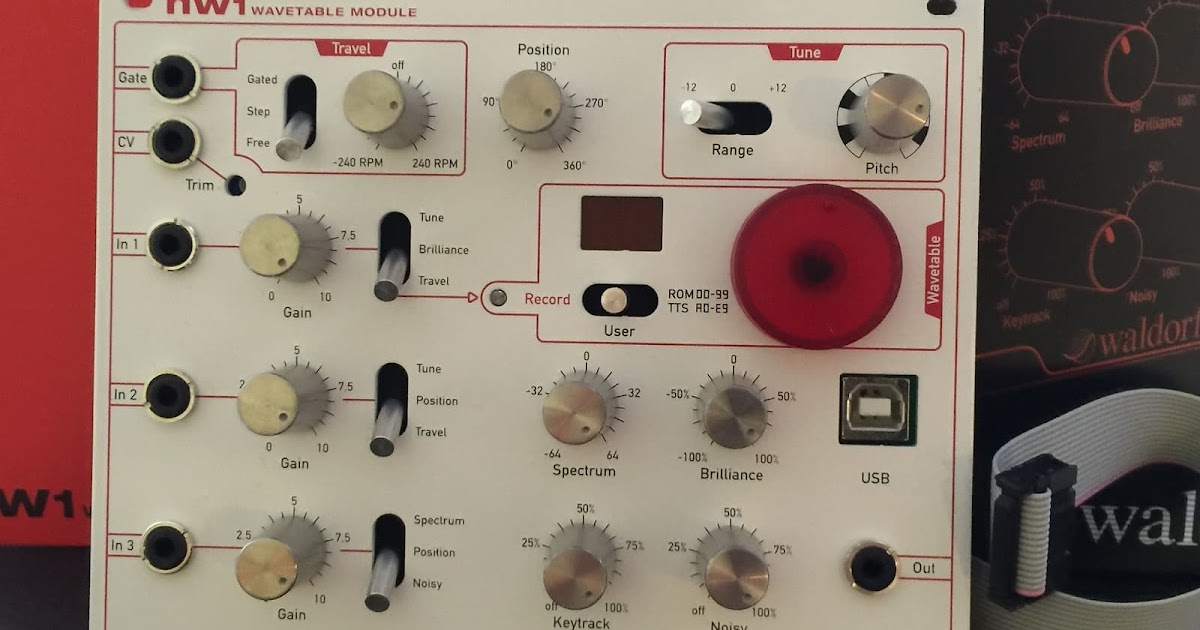 MATRIXSYNTH: Waldorf NW1 Wavetable Oscillator