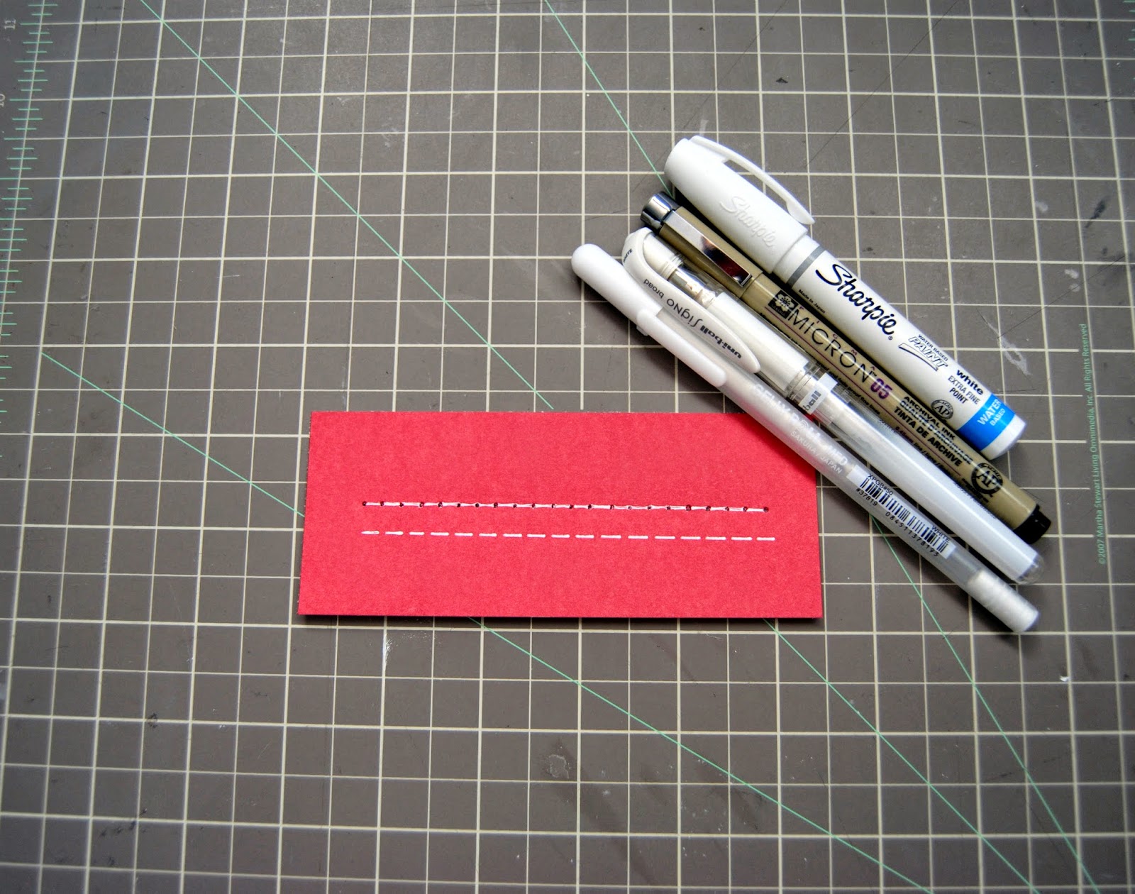 ScrapMuch?: Jayne's Faux Stitching Tutorial