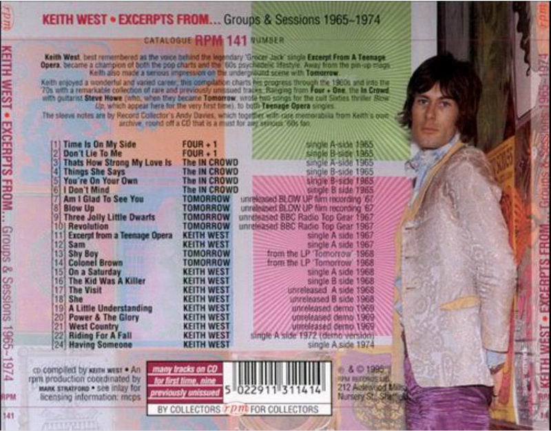ENTRE MUSICA: KEITH WEST - Excerpts From... Group & Sessions 1965-1974 ...