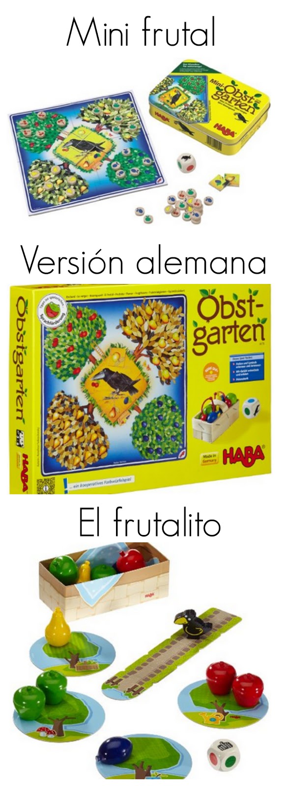 El frutal: un juego de mesa para niños | El nudo de sus zapatos