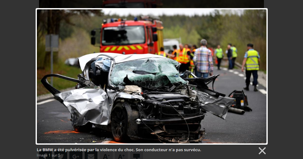 les faits divers en france: La violente collision entre trois véhicules à Bourg-Lastic (Puy-de ...