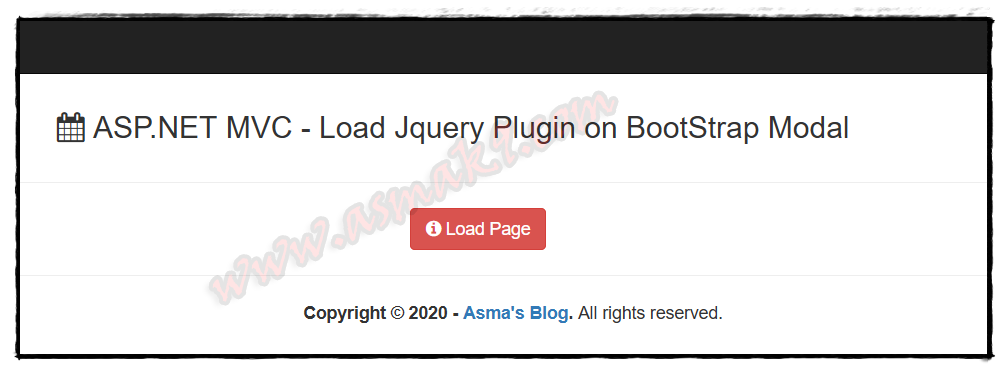 ASP.NET MVC: Load Jquery Plugin on BootStrap Modal - Asma's Blog ASP.NET MVC: Load Jquery Plugin on BootStrap Modal - Asma's Blog
