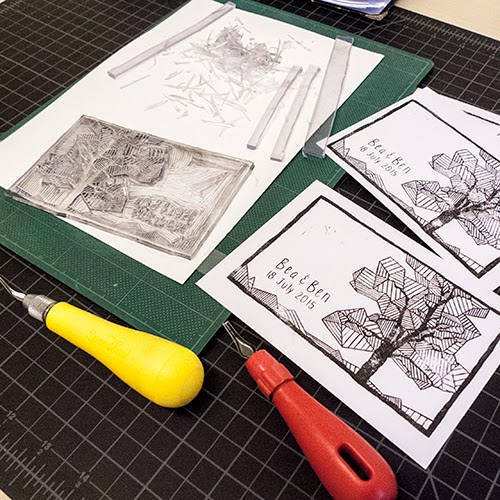 this is just to say - Tian Gan's Art Blog: Rubber Stamp Carving ...