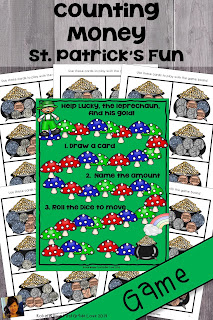 First Grade Love: St. Patrick's Day Counting Money First Grade GAME
