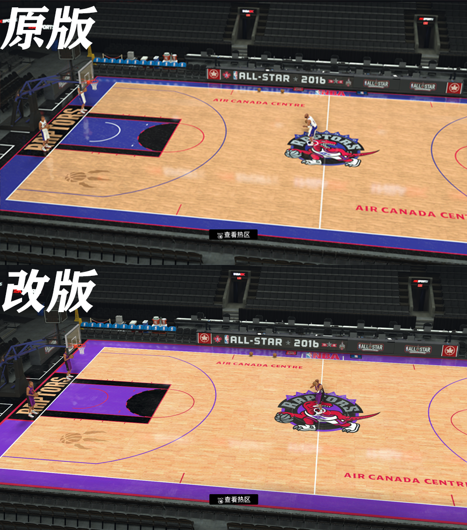 NBA 2K20/2K21 Toronto Raptors 2000 Court by SRT-James