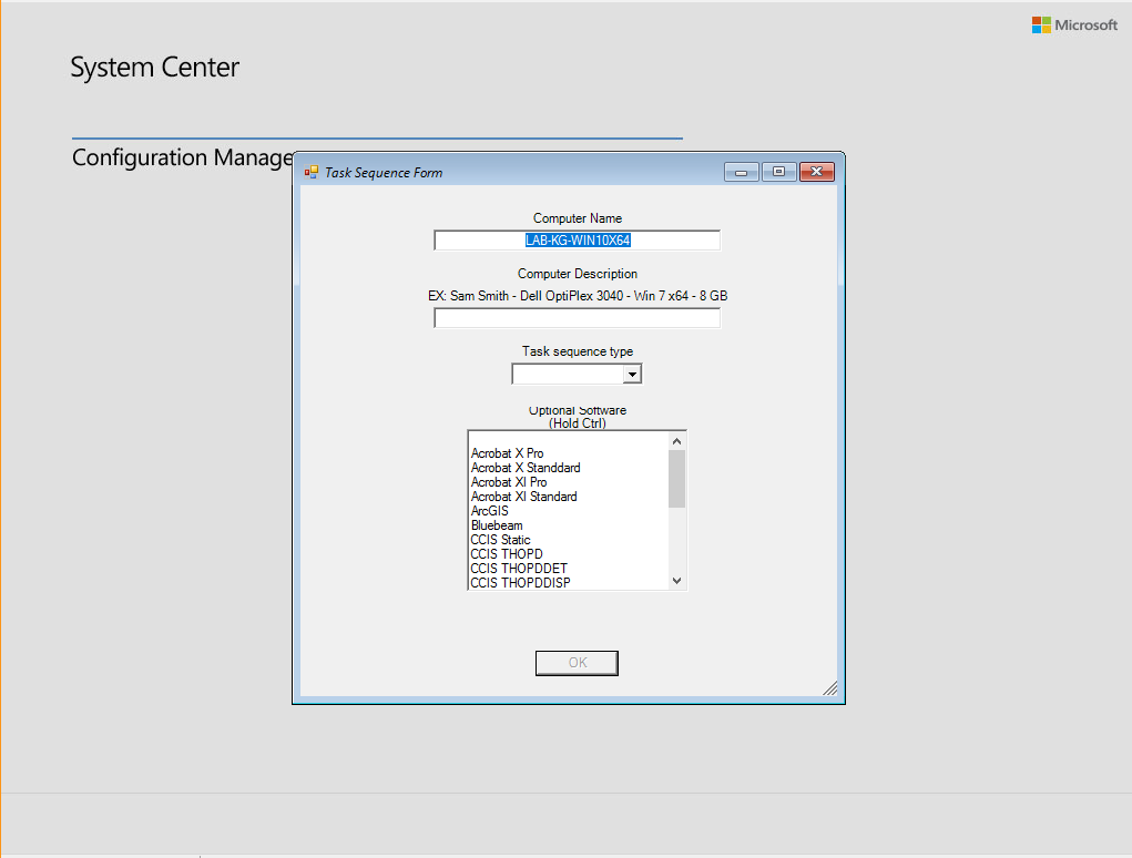 Sccm Task Sequence With Gui How To Install More Then One Image With A Single Task Sequence