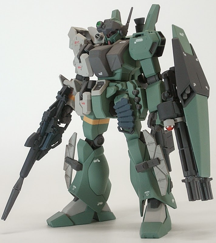 GUNDAM GUY: HG 1/144 Jegan + Beam Magnum Equipment - Customized Build