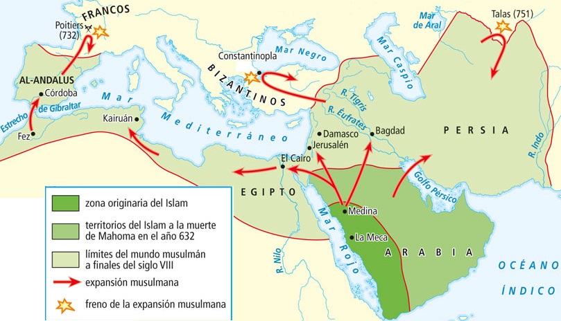ESO2GEOHISTARATE : TEMA 3. EL ISLAM. ORIGEN Y CARACTERÍSTICAS DE LA ...