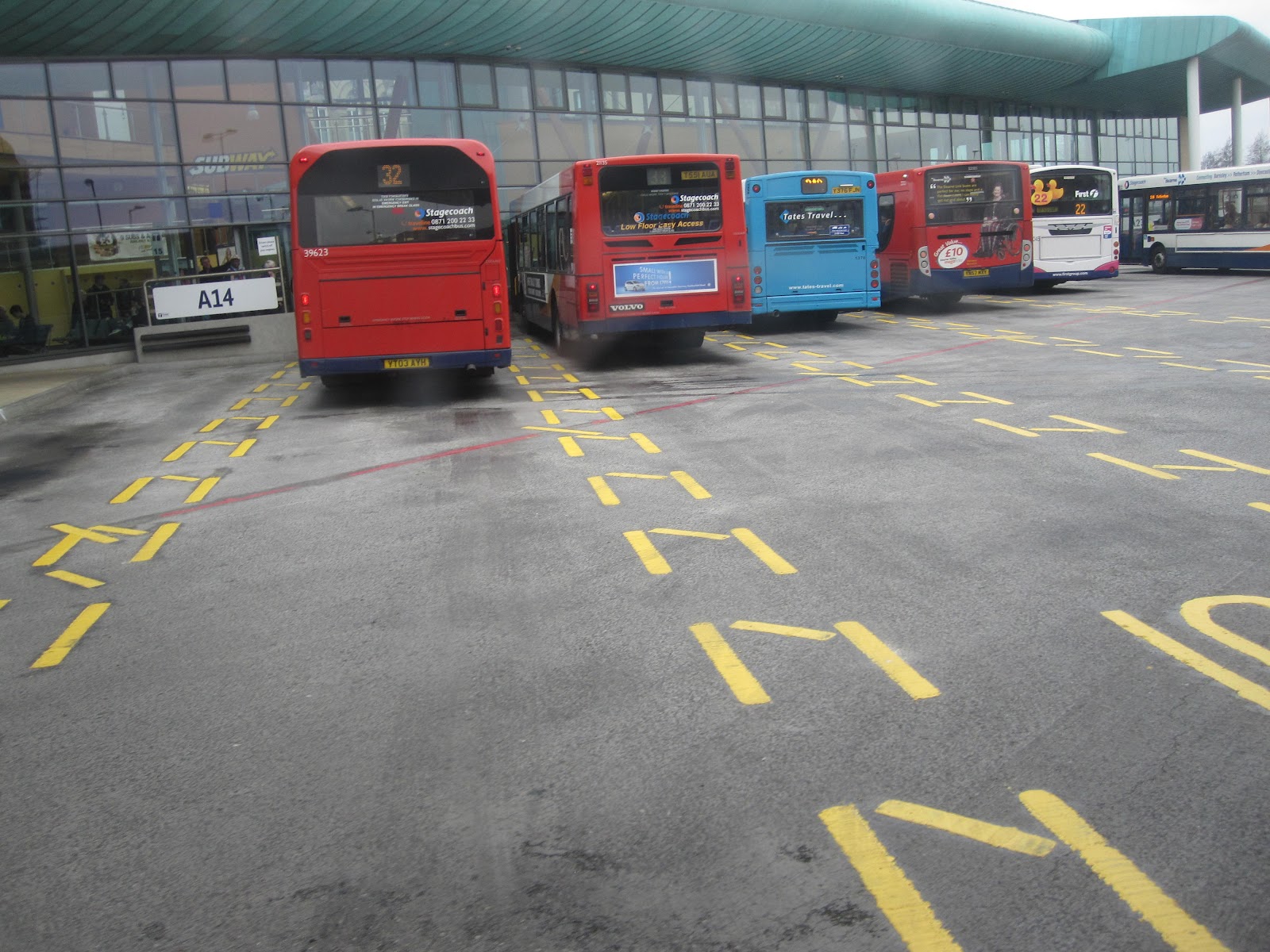 YT03AYF Bus Blog: Lines On At Barnsley Bus Station