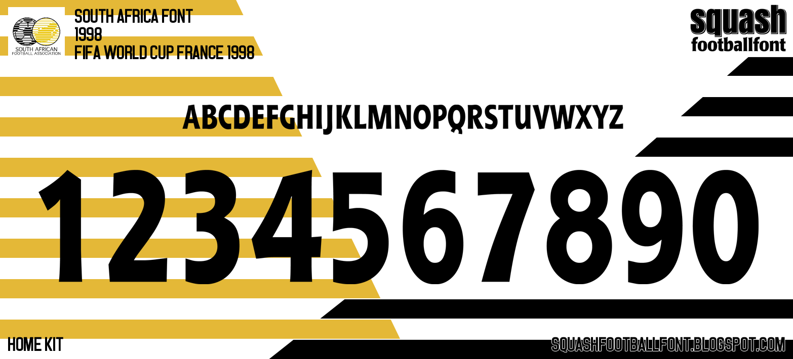 SFF: South Africa World Cup 1998 Font
