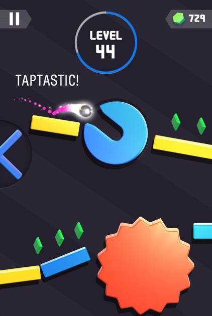 لعبة tricky taps على الموبايل