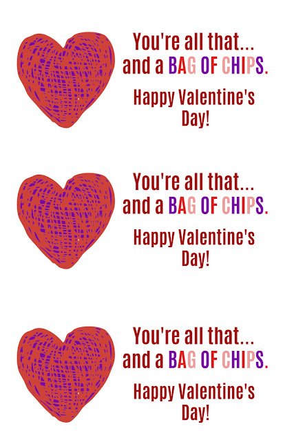 East Coast Mommy: Chip Valentine... including free printable tags