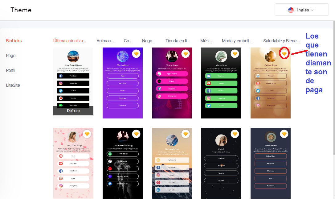 como usar instabio para mi negocio