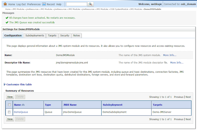 Mark S Blog Configure Weblogic Jms Resources