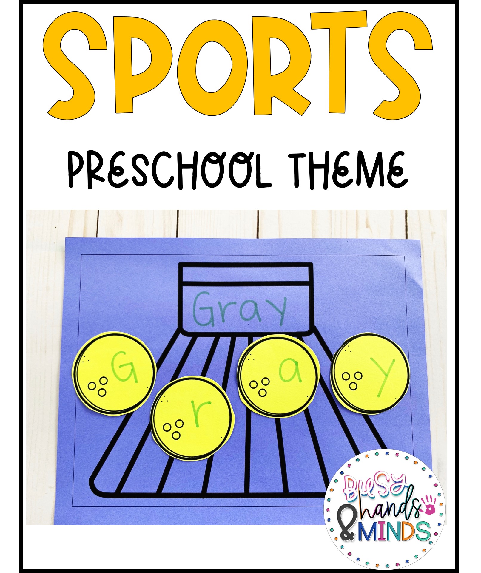 Sports Preschool Pack | Busy Hands and Minds