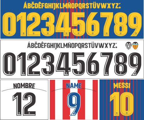 kits, numbers, fonts REQUESTS