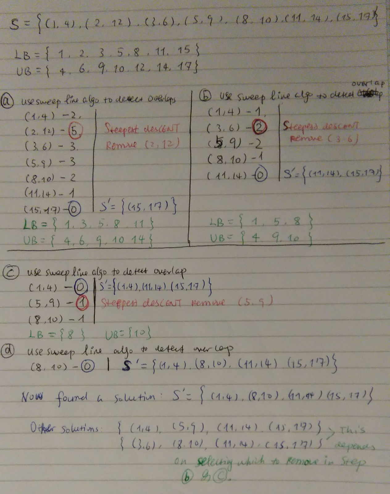 C Data Structure And Algorithm Find The Maximal Non Overlapping Subset Microsoft Interview