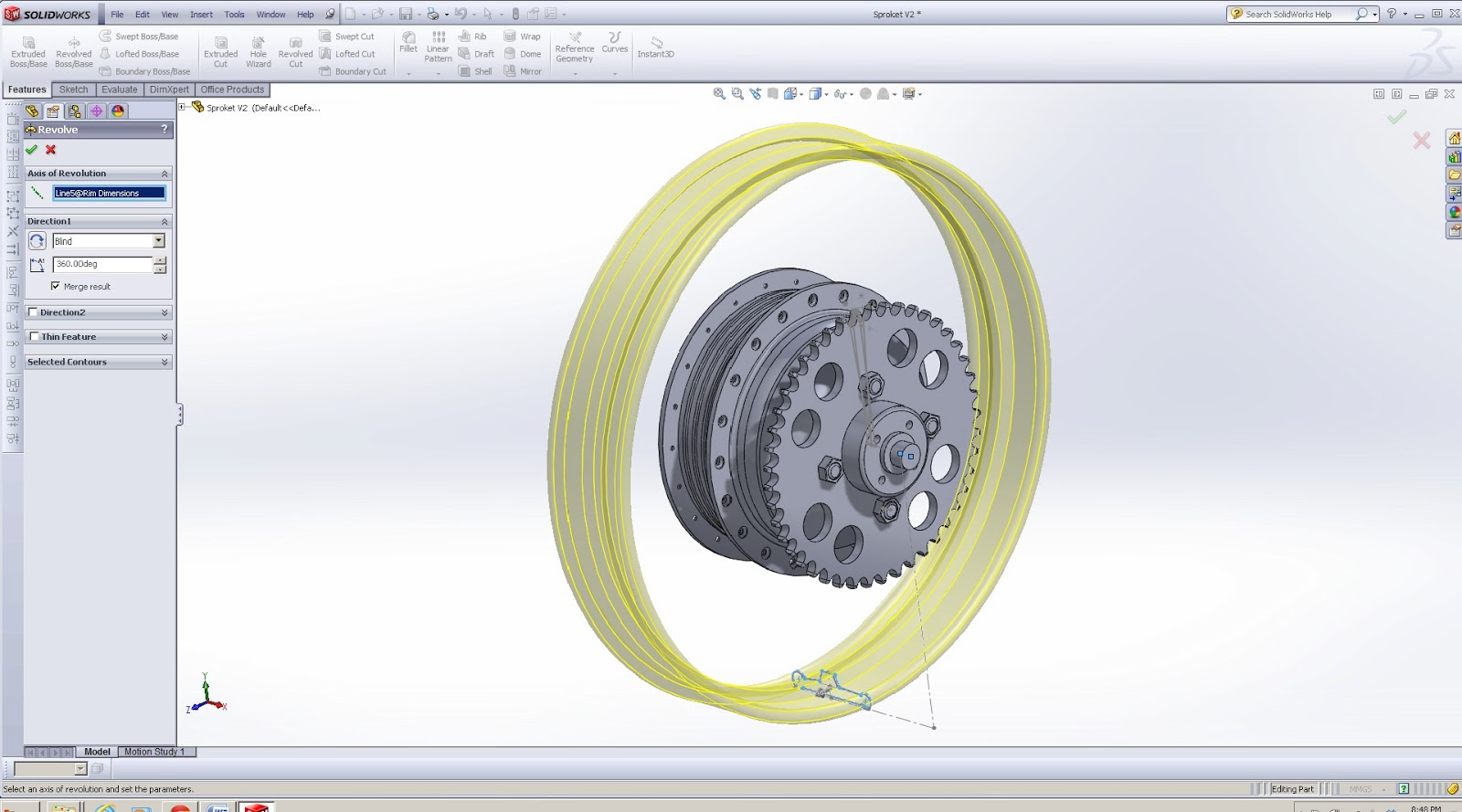 Shaun Weisbrodt Arch1392: 3D Modeling - Rear Wheel