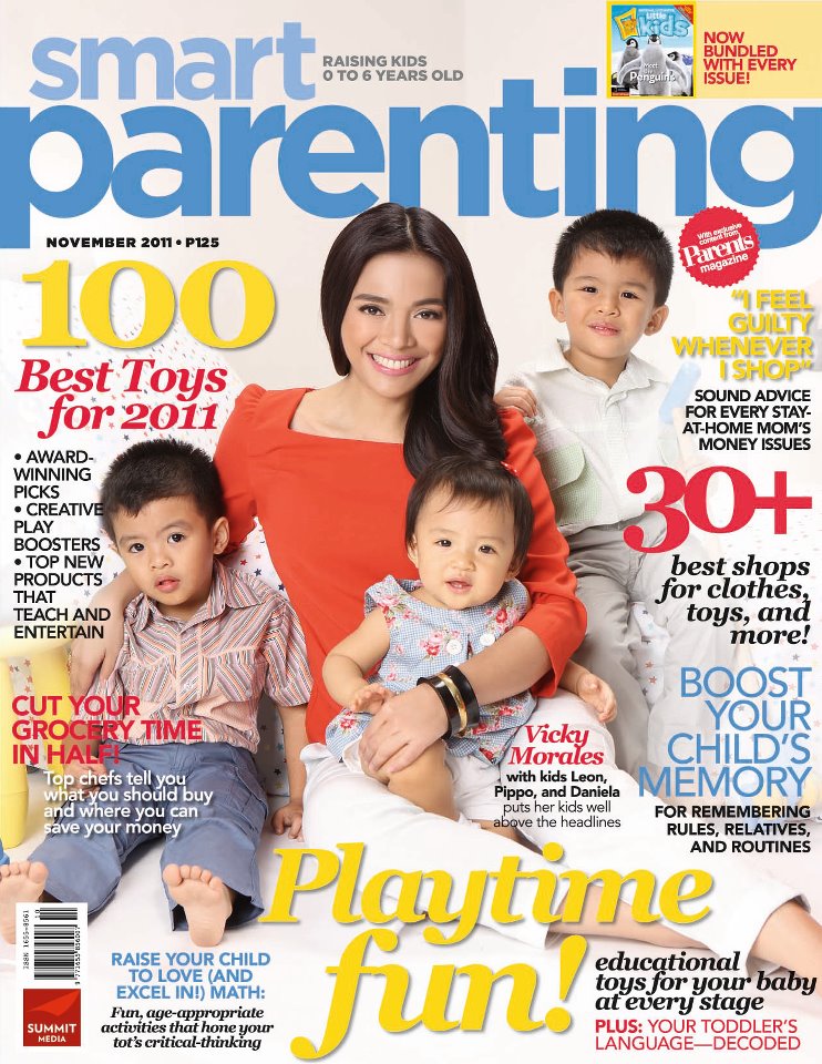 ★STARTRIGA: Vicky Morales & Kids- Smart Parenting Magazine November ...