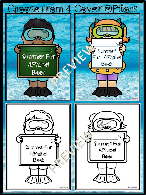 NO PREP Summer Fun Alphabet Practice - Kindergarten Korner - A ...