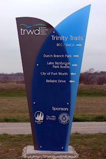 Trinity Trails: New Trinity Trails Signage