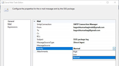 Microsoft Business Intelligence: Send mail task in SSIS