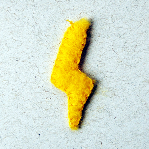 The Craftinomicon: DIY Cloud + Lightning Brooch