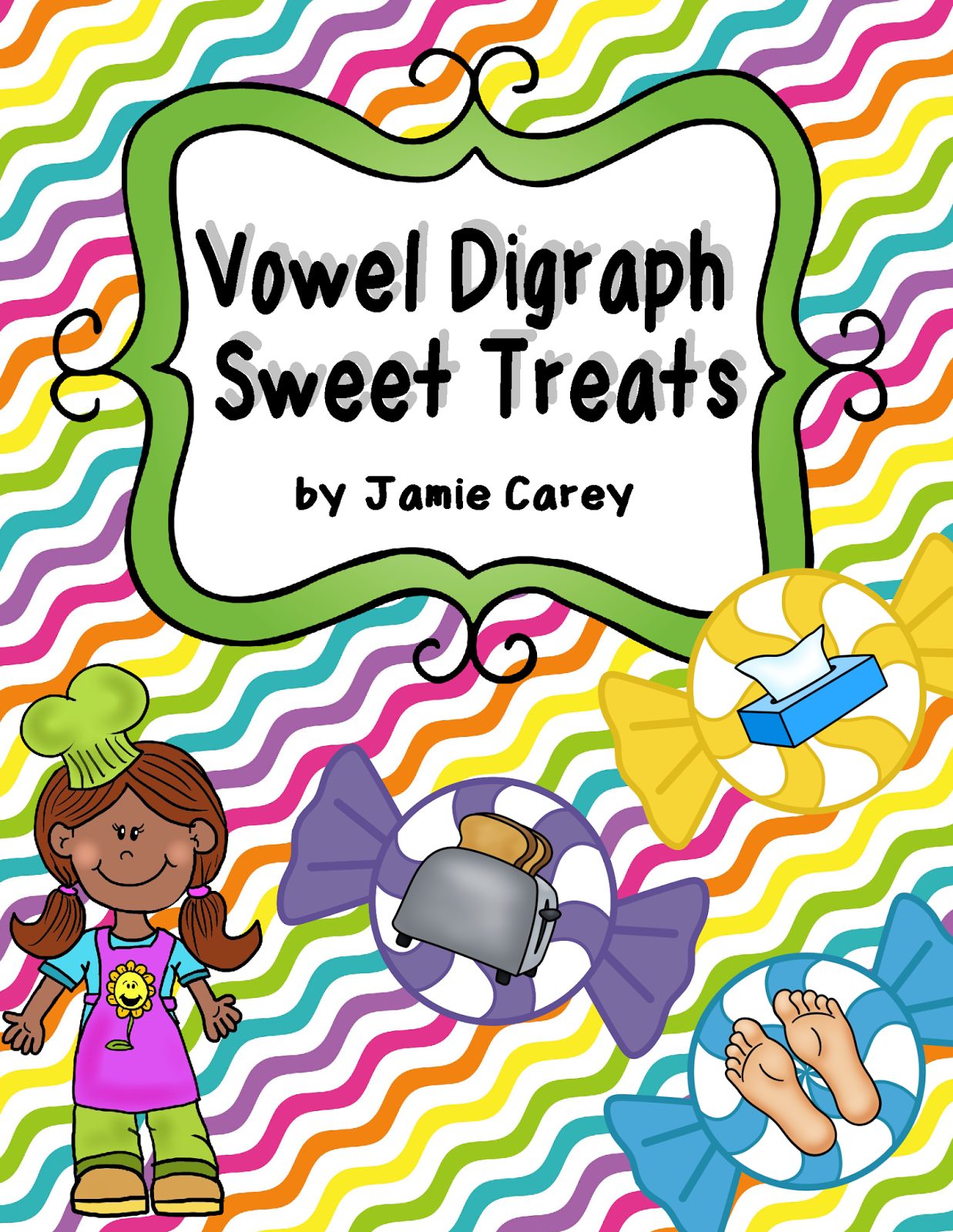 Busy Mama & Her Boys: Vowel Digraph Sweet Treats