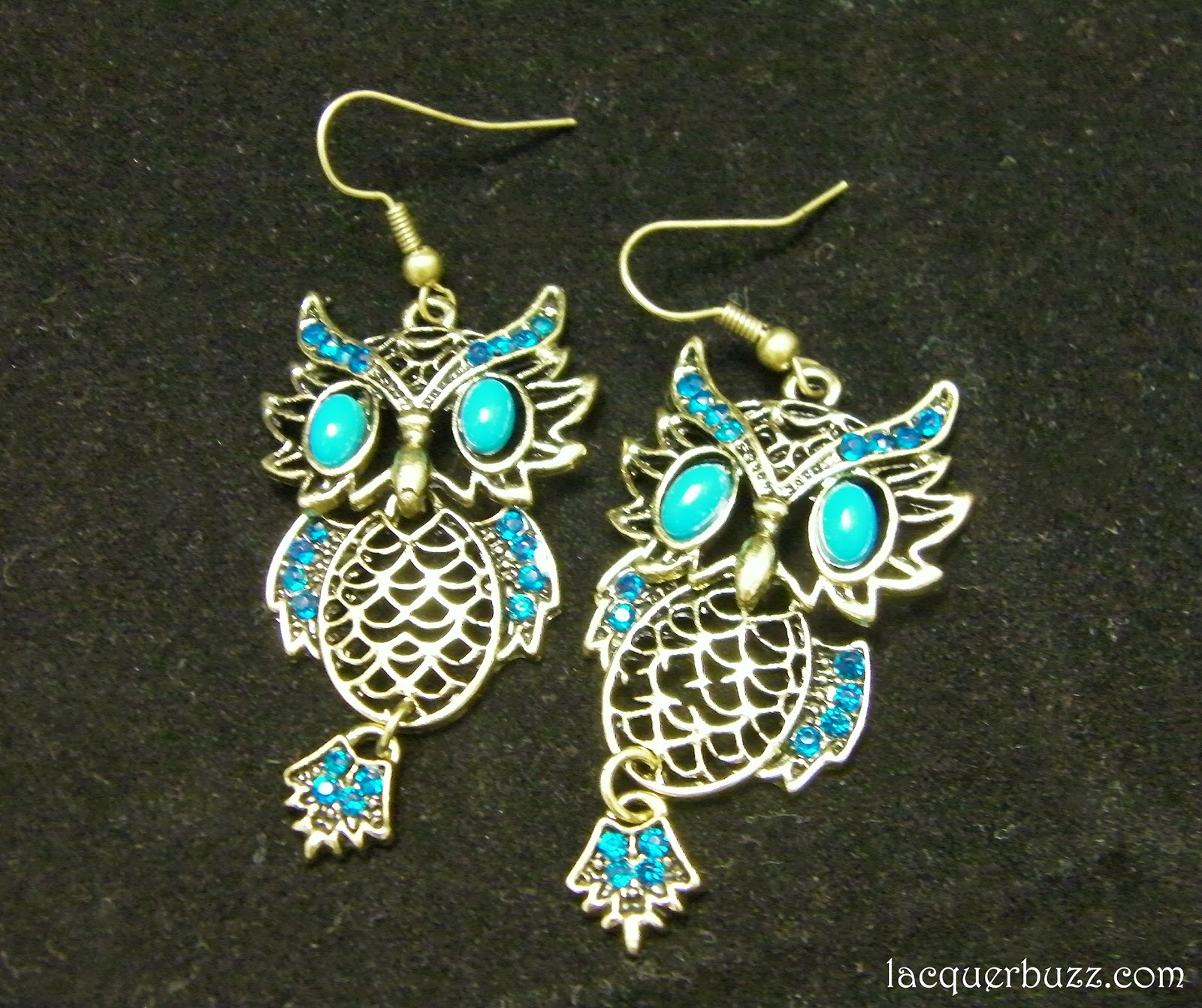 Lacquer Buzz: Born Pretty Store Owl Earrings Review