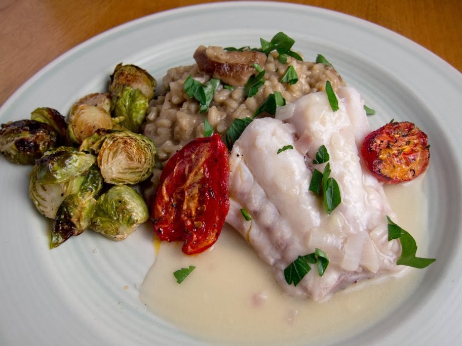 Gavin's Cooking: Shallow Poached Snapper with White Wine Sauce