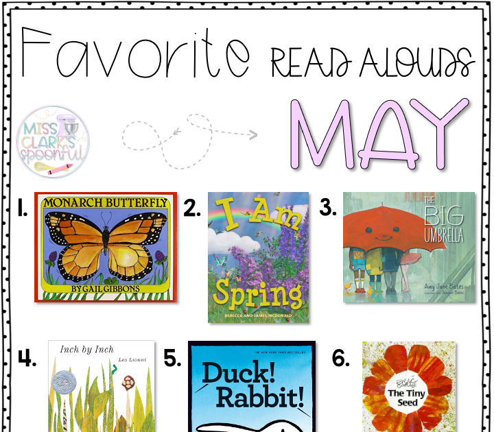 Favorite May Read Alouds for the Primary Classroom - Miss Clark's Spoonful