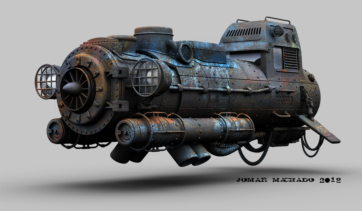 MY WORKS: Steam Hover Machine