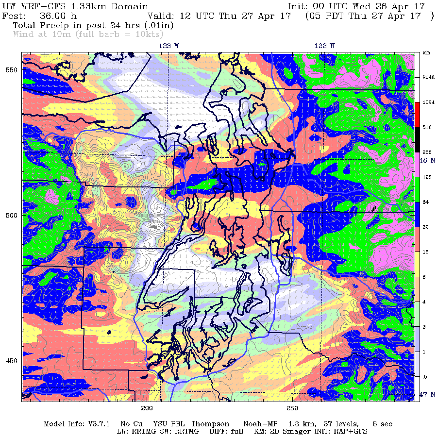 Cliff Mass Weather Blog: Strong Spring Convergence Zone Demonstrates ...