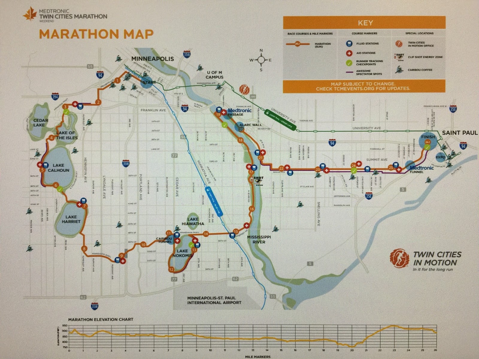 Bruce's Running Blog: Medtronic Twin Cities Marathon - October 9, 2016