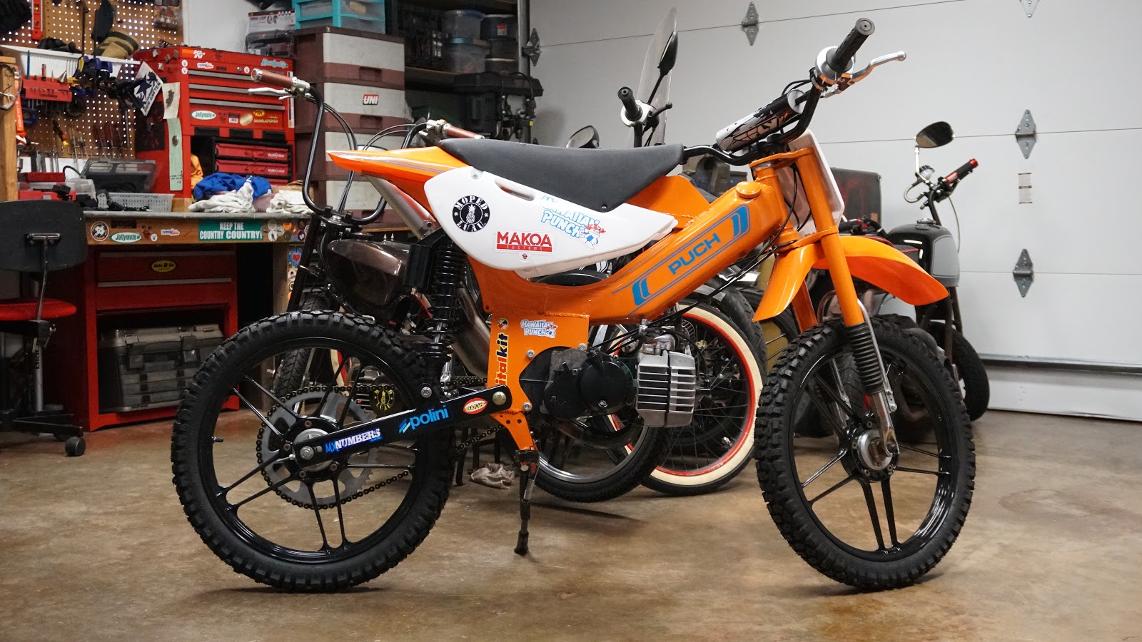 Moped Luau: Puch Tomos Motocross Build - Photo Shoot