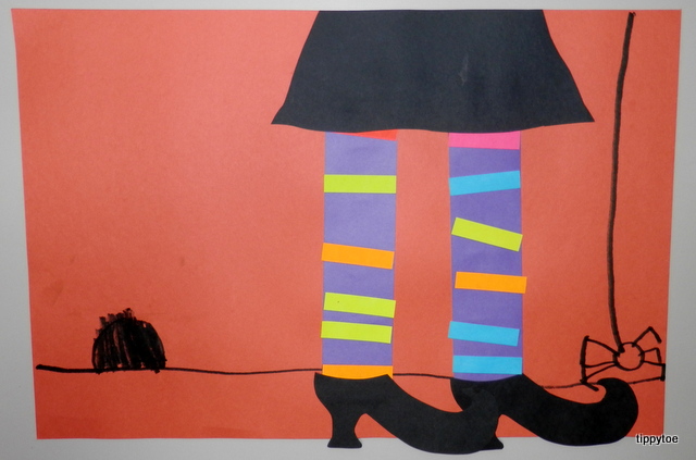 Tippytoe Crafts: Witch Legs Craft