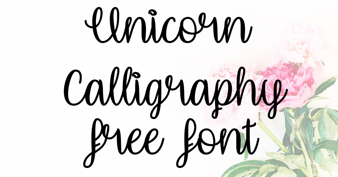 DLOLLEYS HELP: Unicorn Calligraphy Free Font