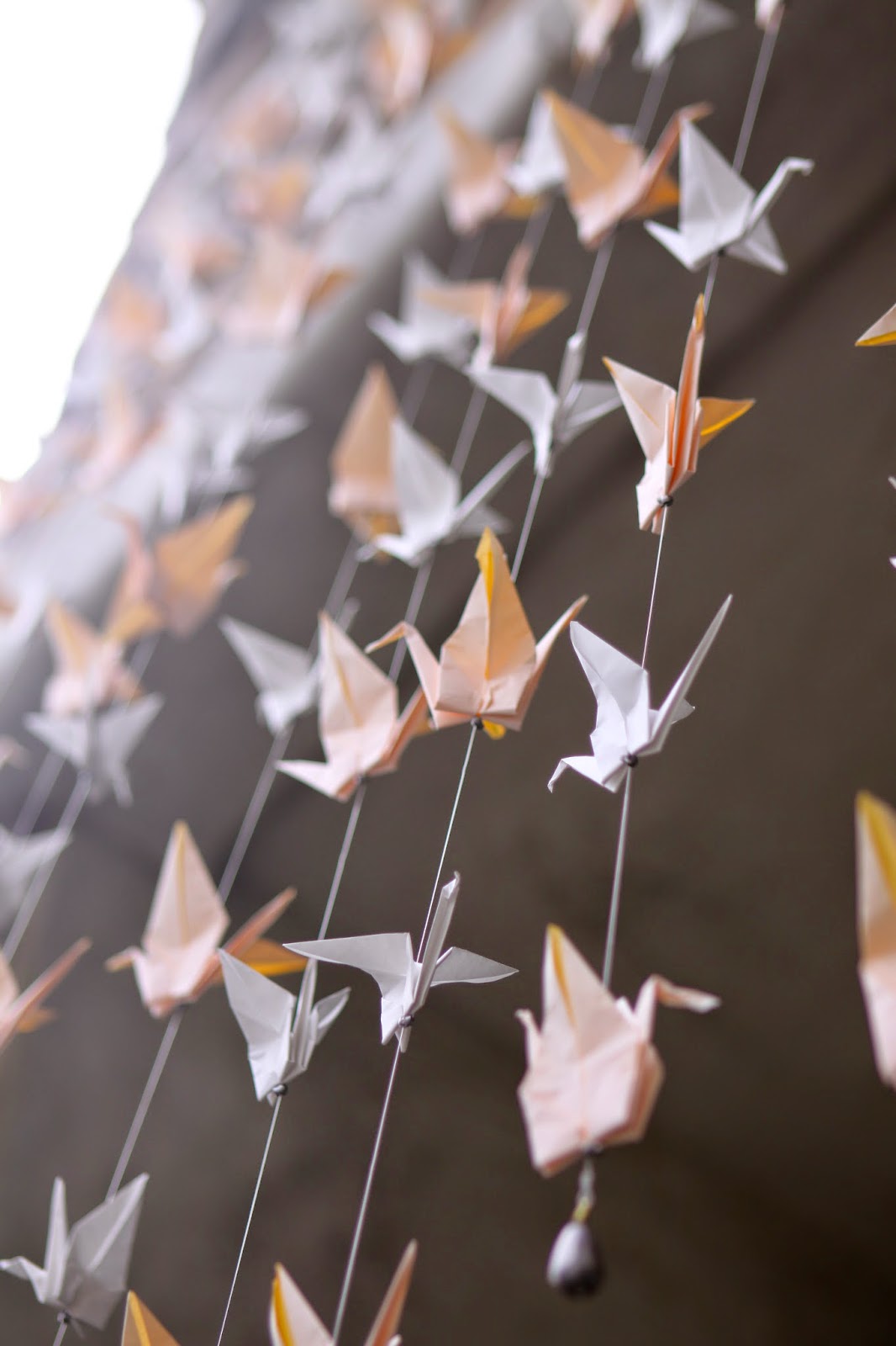Sherri Cassara Designs: A beautiful wedding and a thousand cranes