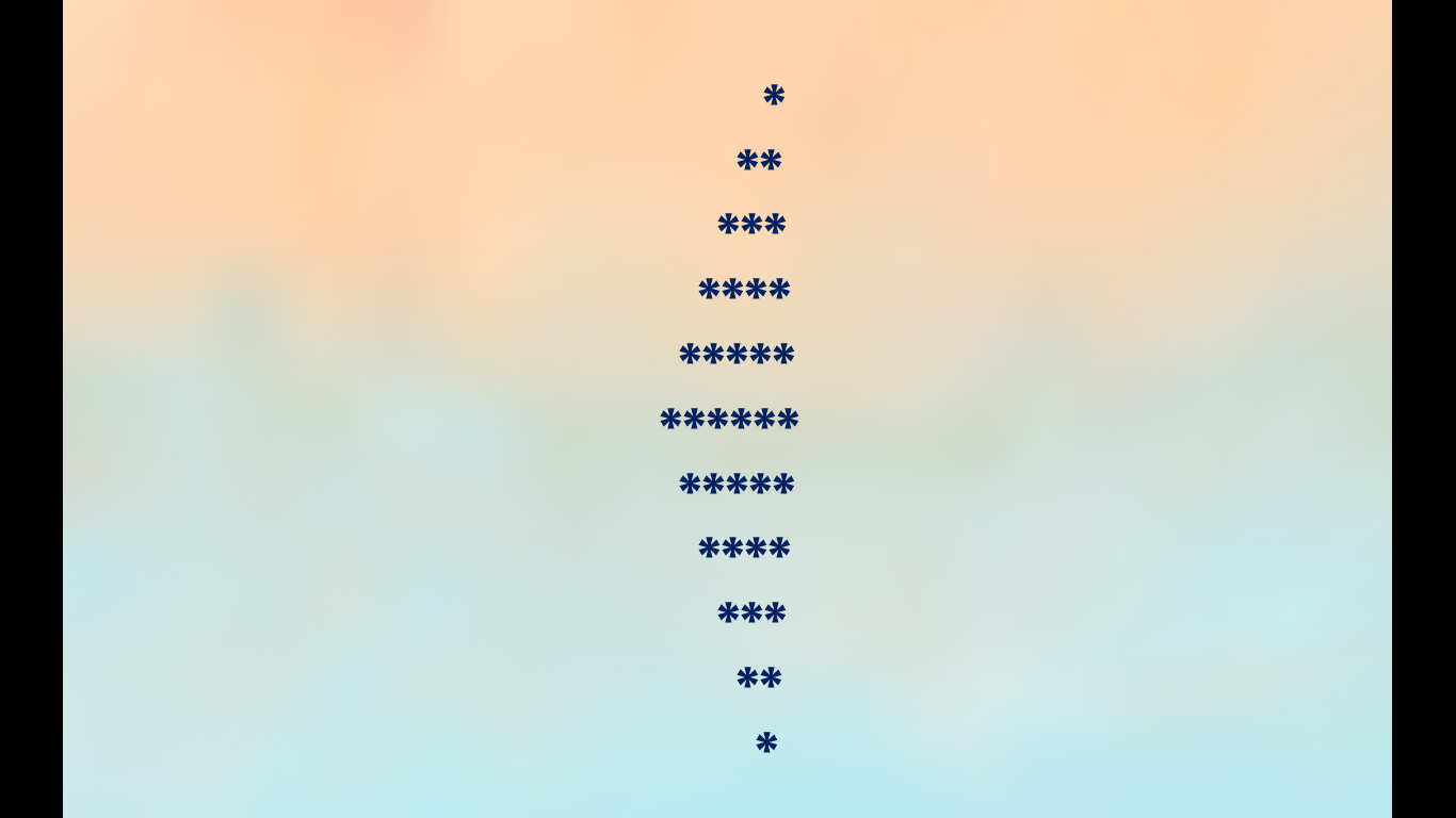 Star Pattern 15 - Cprograms