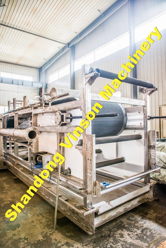 Application of belt filter press in sludge dewatering