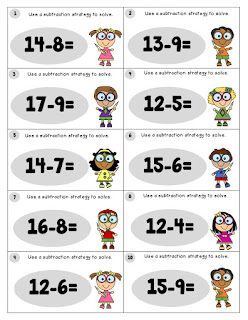 Subtraction Strategy Freebie | Teacher's Take-Out