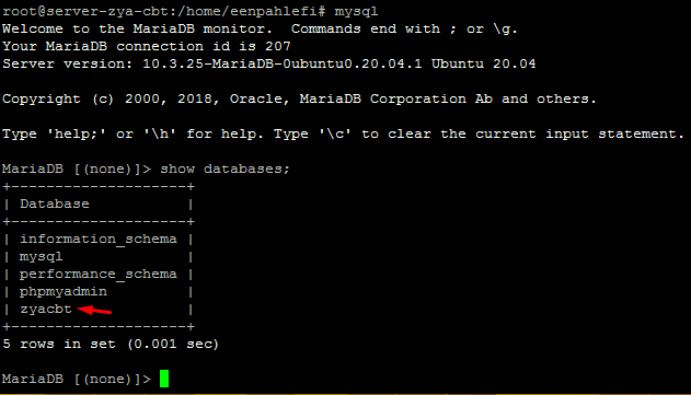Cara Auto Backup Database Mysql Ubuntu 20 04 Een Pahlefi Al Banjari Cara Auto Backup Database Mysql Ubuntu 20 04 Een Pahlefi Al Banjari