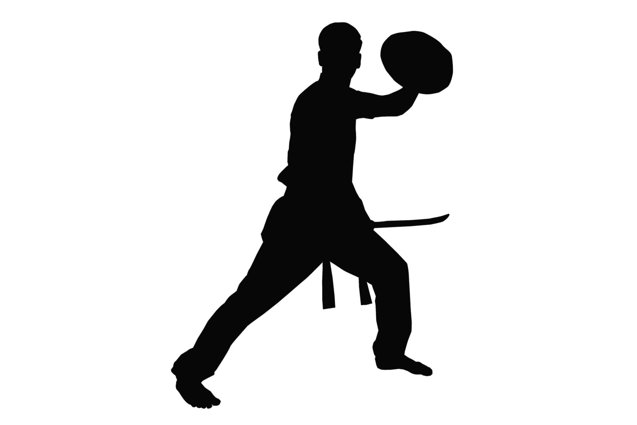 Panchabootha International Martial Arts Academy: Silambam Clipart , vector