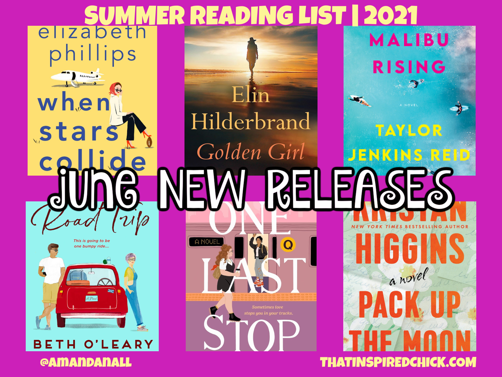 THE ULTIMATE SUMMER READING LIST | 2021 NEW RELEASES | That Inspired Chick