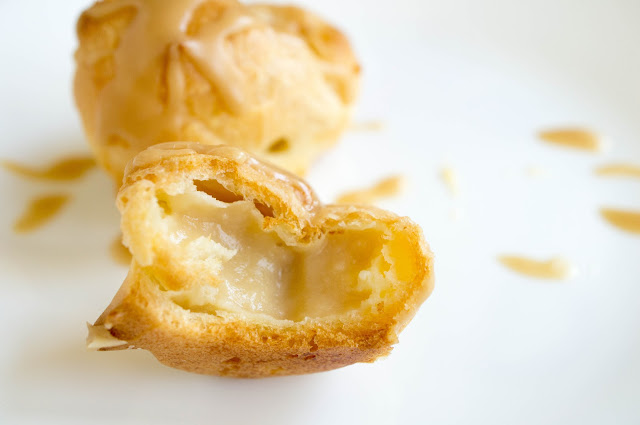 Smart Cookie: Maple Cream Puffs with Maple Glaze