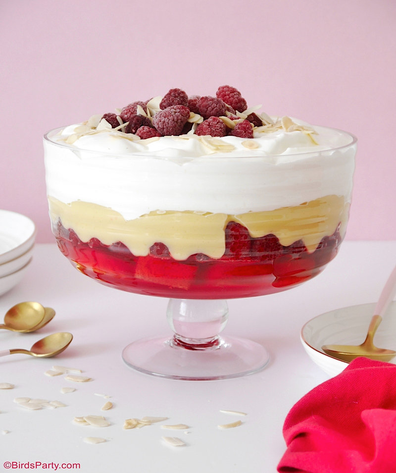 Classic English Trifle With Store Cupboard Ingredients and Frozen ...