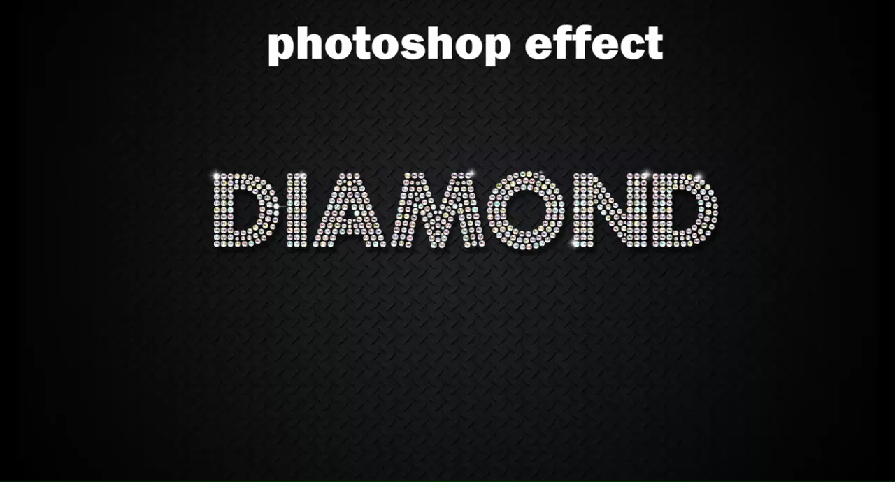 Rfactorrocks: 2. diamond text effect usingh adobe photoshop