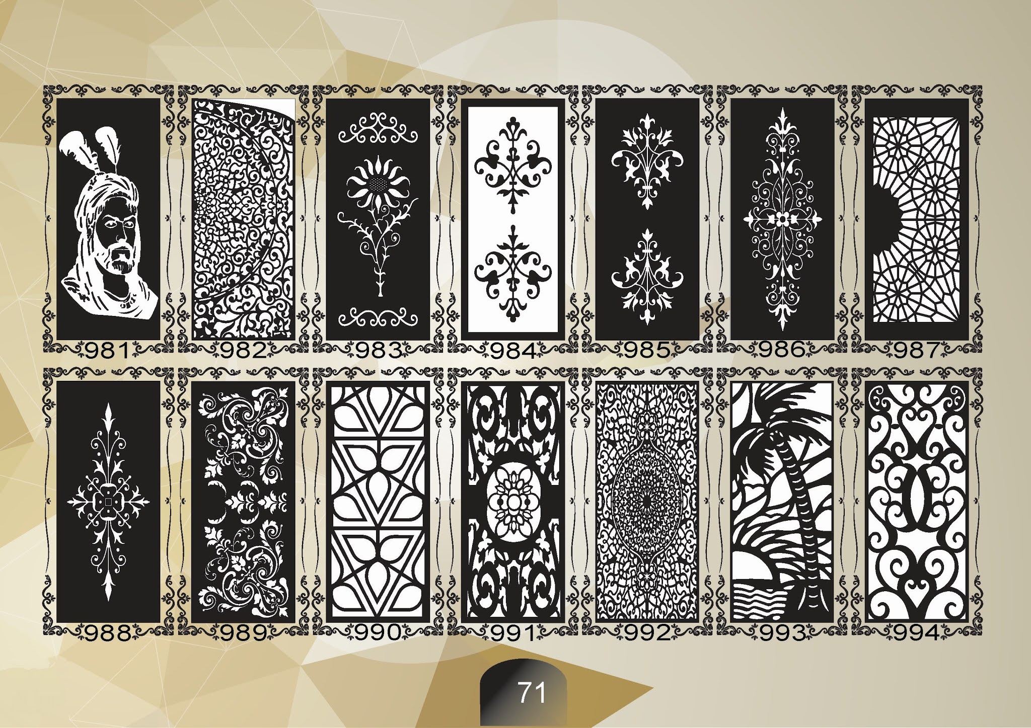 DOWNLOAD DXF FILE & KATALOG MOTIF CUTTING CNC LASER ROUTER 2021 ...